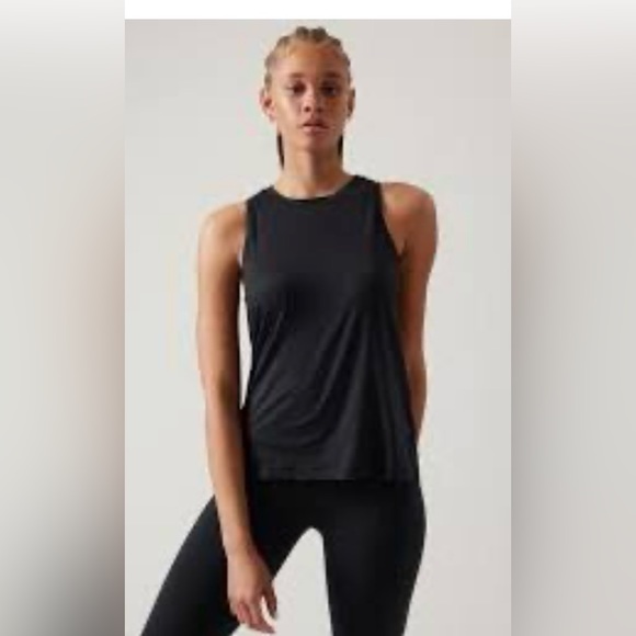 Athleta | Tops | Nwtathleta Black Effortless Tank Size 3x | Poshmark
